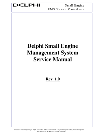 Crossfire Delphi MT05 ECU Tool ATV Manual | Manualzz