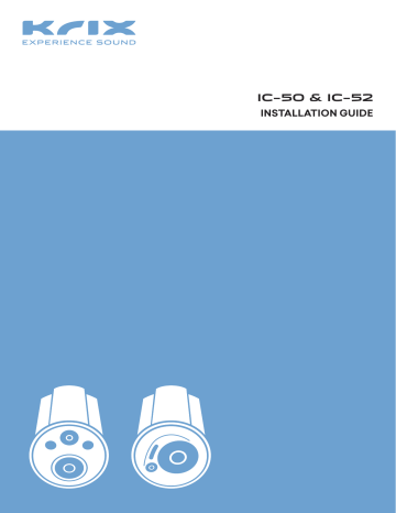 Krix IC-52 Installation Guide | Manualzz