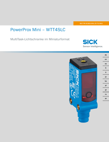 SICK PowerProx Mini WTT4SLC Mode d'emploi | Manualzz