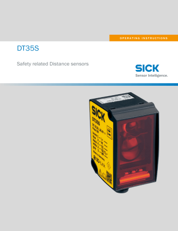 Sick DT35-S - Safety related Distance sensors Operating instructions | Manualzz