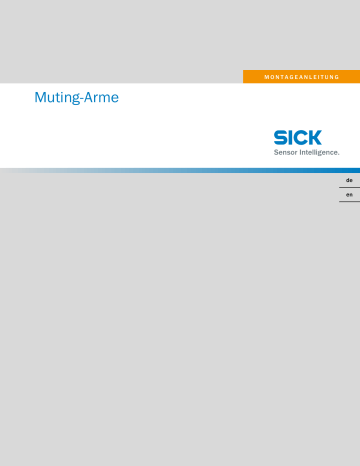 Sick Muting arms Mounting instructions | Manualzz