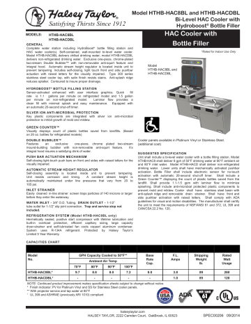 Halsey Taylor HTHB-HAC8BLSS-NF HydroBoost® Wall Mount Stainless Steel ...