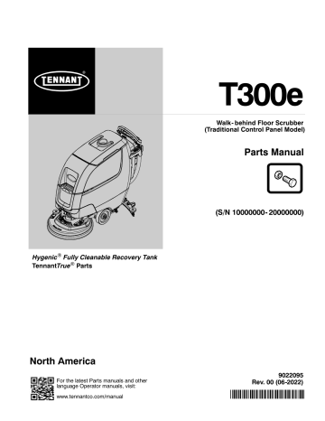 Tennant M-T300E Parts Manual | Manualzz