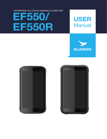 Bluebird EF550R Touch Mobile Computer User Manual | Manualzz