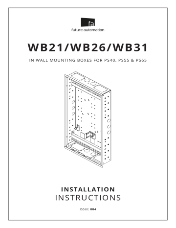 Future Automation WB Instructions | Manualzz