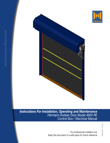 Hörmann Rubber Door Control Box Installation Instructions | Manualzz
