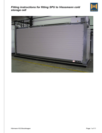 Hörmann SPU EN Instructions | Manualzz