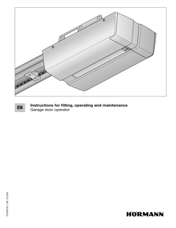 Hörmann ProMatic 4 Instructions | Manualzz
