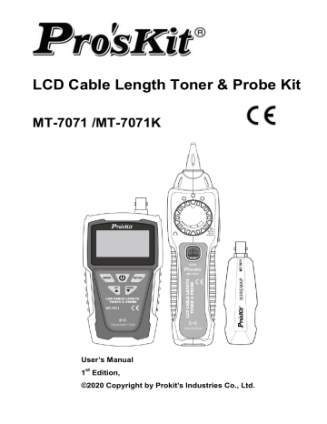 Pro'sKit MT-7071K 取扱説明書 | Manualzz