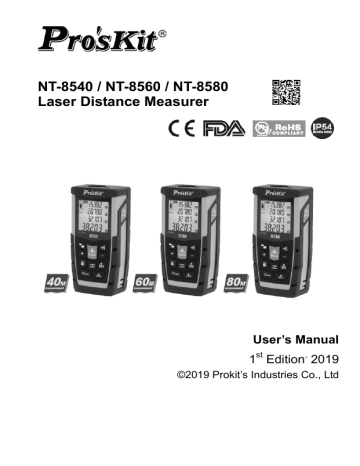 Pro'sKit NT-8580 User's Manual | Manualzz