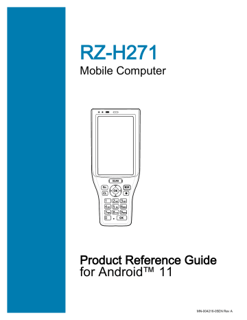 Zebra RZ-H271 Product Reference Guide | Manualzz