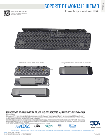 BEA ULTIMO MOUNTING BRACKET Guía del usuario | Manualzz