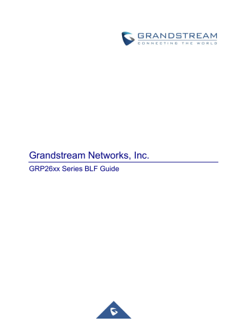 Grandstream GRP Series Guide | Manualzz