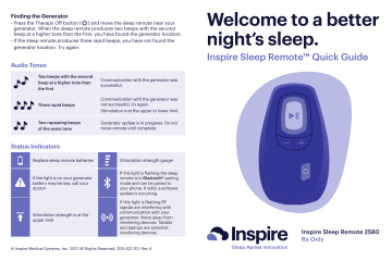 Inspire 2580 Quick guide | Manualzz