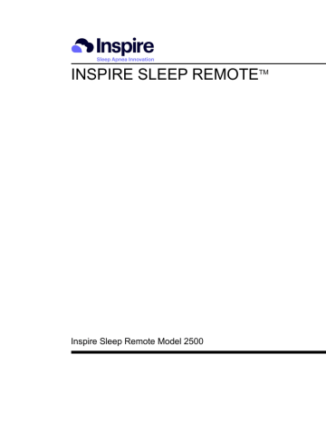 Inspire 2500 Brugervejledning | Manualzz