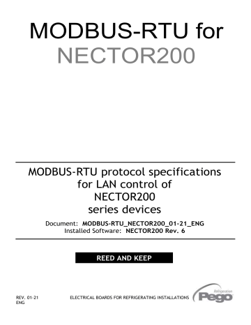 Pego NECTOR 200 Owner's Manual | Manualzz