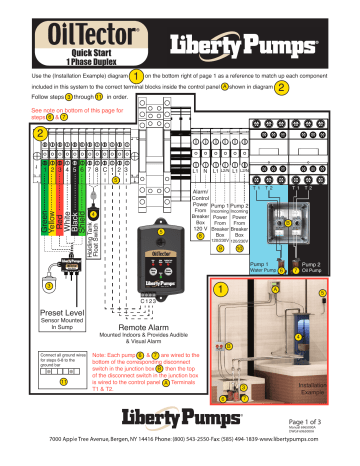 Liberty Pumps ELV Duplex Series Installation Manual | Manualzz