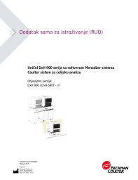 Beckman Coulter DxH 900 and DxH 690T - Owner's manual