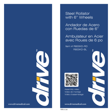 Drive R800KD-RD Assembly Instructions | Manualzz