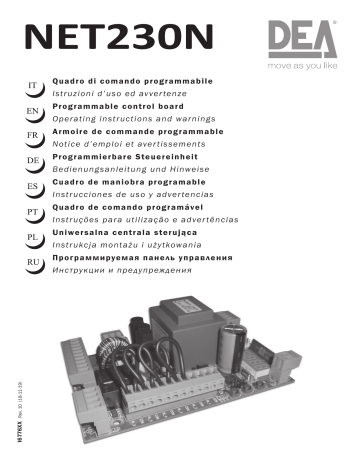 DEA NET 230N Owner's Manual | Manualzz