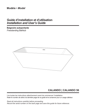 Fleurco CALANDO grande Installation Manual | Manualzz