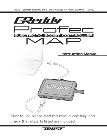 GReddy Profec MAP Instruction manual | Manualzz