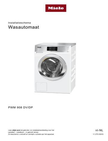 Miele PWM 908 Professional wasmachine Handleiding | Manualzz
