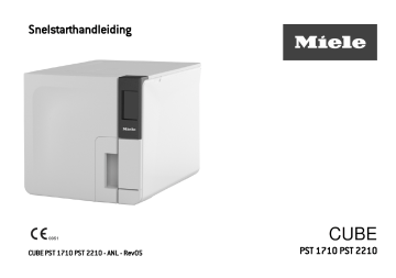 Miele PST 2210 Kleine sterilisator CUBE Kasutusjuhend | Manualzz