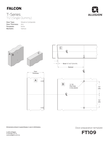 Falcon T-Series Functions T12 Template | Manualzz