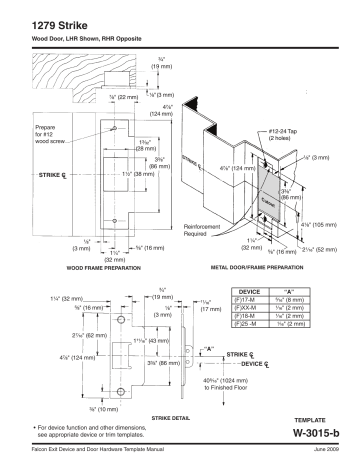 Falcon 1279 Strike Template | Manualzz