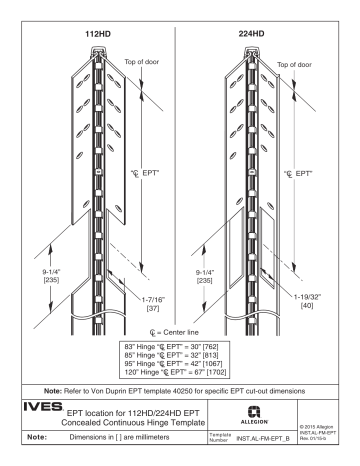 Ives EPT Location Template | Manualzz