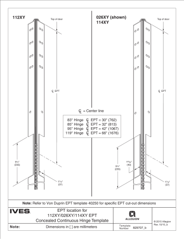 Ives EPT location Template | Manualzz
