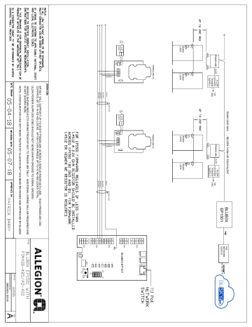 Schlage AD400 PIM400-485 BluB0X EP1501 RS485 Wiring Diagram | Manualzz