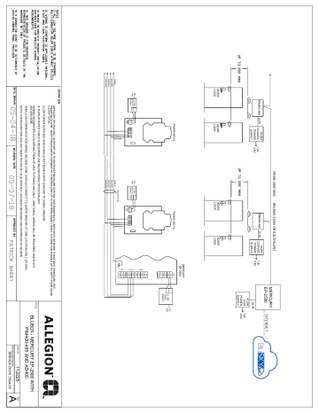 Schlage AD400 PIM400-485 BluB0X EP2500 RS485 Wiring Diagram | Manualzz