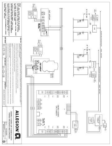 Schlage NDE AD-400 Cbord Squadron RS485 Wiring Diagram | Manualzz