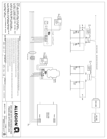 Schlage NDE LE GWE AD400 PIM400-485 DSX USB RS485 Wiring Diagram | Manualzz