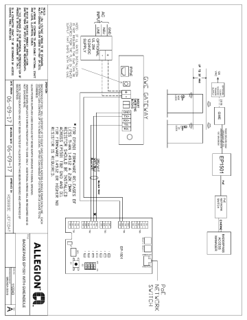 Schlage GWE NDE LE EP1501 BadgePass IP Wiring Diagram | Manualzz