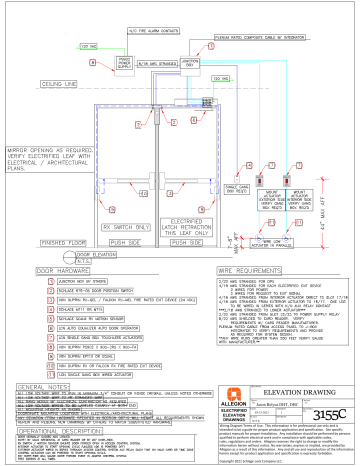 Von Duprin 3155C Wiring Diagram | Manualzz