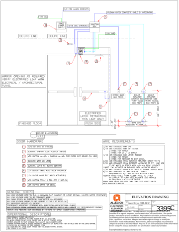 Von Duprin 3395C Wiring Diagram | Manualzz
