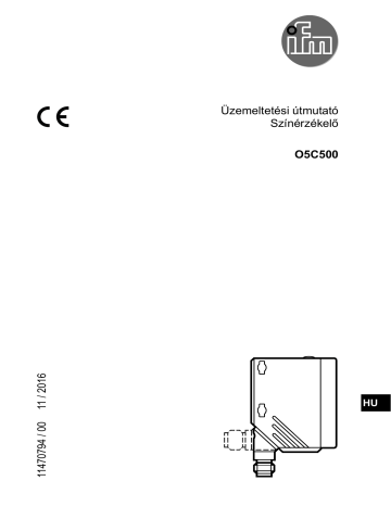 IFM O5C500 Color sensor Operating Instructions | Manualzz