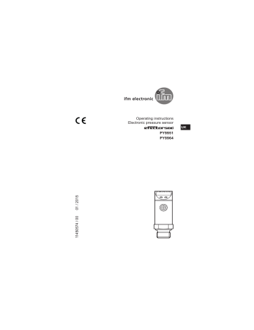 IFM PY9964 Pressure sensor Operating Instructions | Manualzz