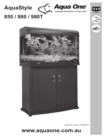 Aqua One AquaStart 850 / 980 Instruction Manual | Manualzz