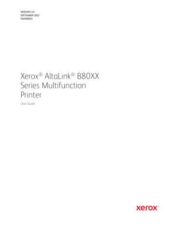 Xerox AltaLink B8045 / B8055 / B8065 / B8075 / B8090 Multifunction ...