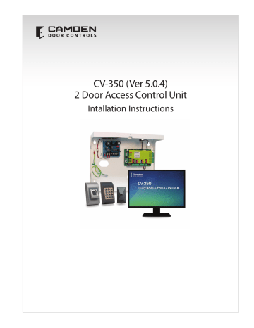Camden CV-350 Manual | Manualzz