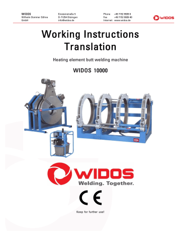WIDOS 10000 Instructions | Manualzz