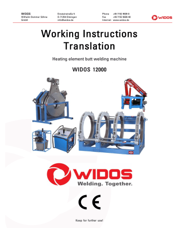 WIDOS 12000 Instructions | Manualzz