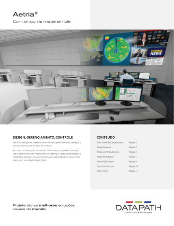Datapath Aetria Ficha de dados | Manualzz