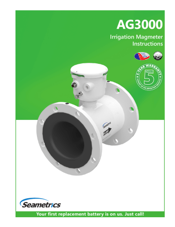 Seametrics AG3000 Instructions | Manualzz