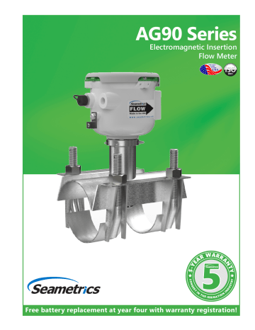 Seametrics AG90 Instruction manual | Manualzz