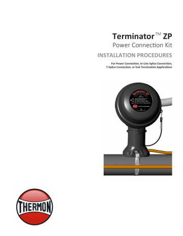 Thermon ZP Terminator Power Connection Kit Installation Instructions ...